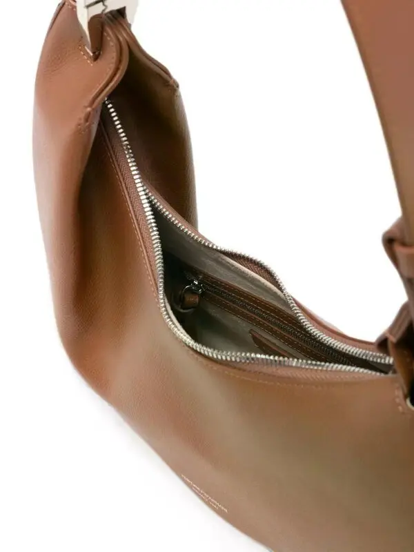 Emporio Armani Pebbled Leather Shoulder Bag