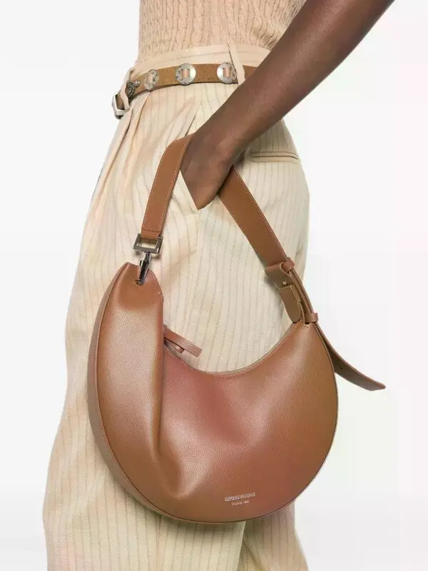 Emporio Armani 1981 Leather Shoulder Bag - Brown