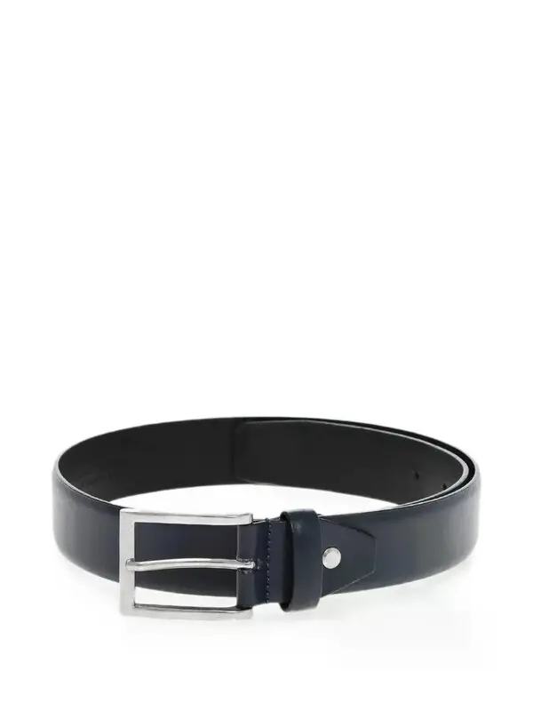 Corneliani Buckle-fastening Leather Belt - Blue