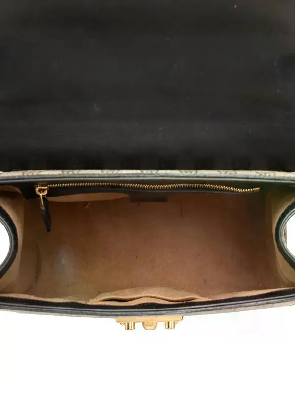 Gucci 2000-2015 Medium Gg Supreme Padlock Shoulder Bag