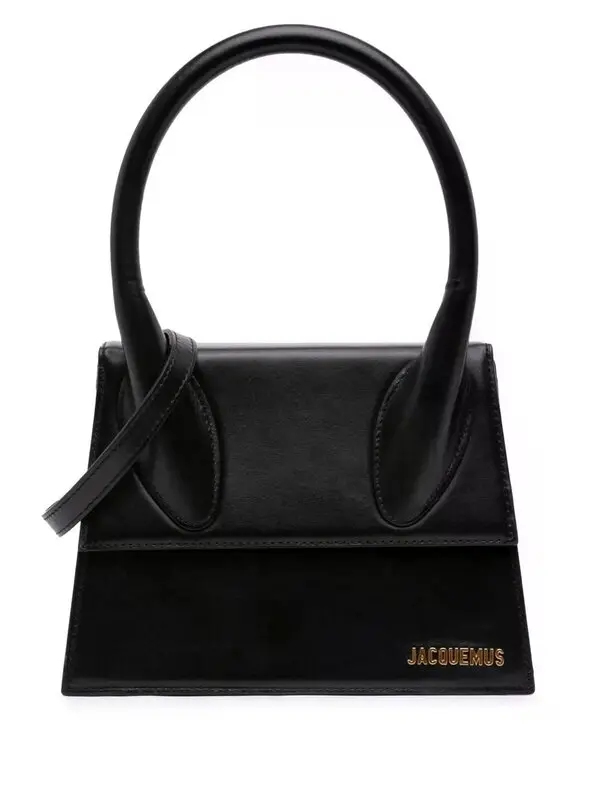 Jacquemus 2000-2026 Leather Le Grand Chiquito Satchel - Black