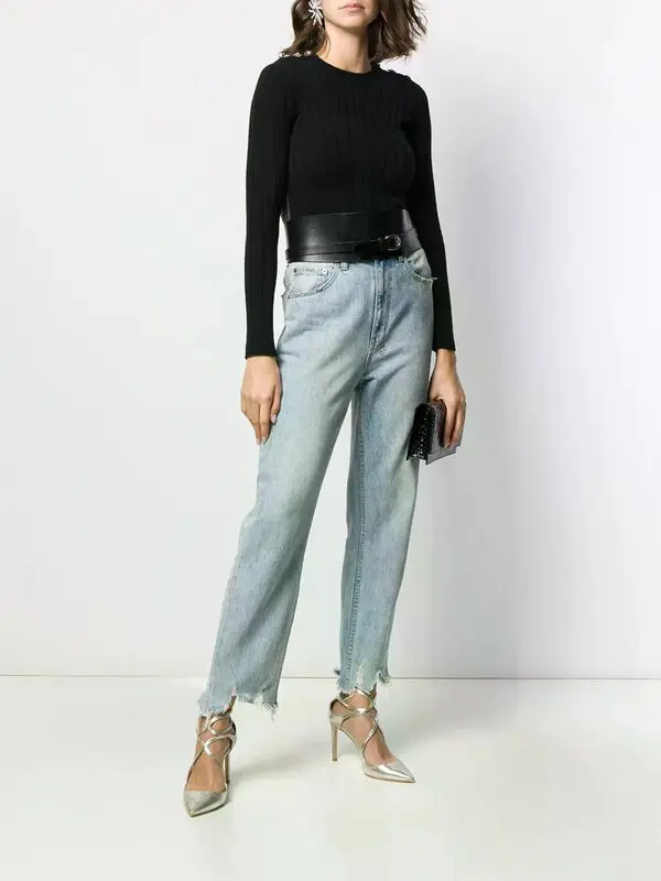 Alexander McQueen Knitted Slim-fit Jumper