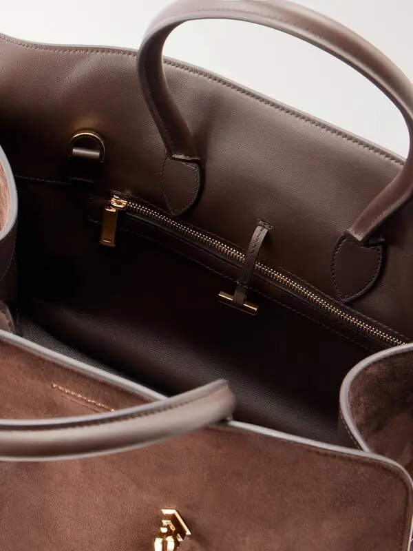 FERRAGAMO Hug Suede Shoulder Bag