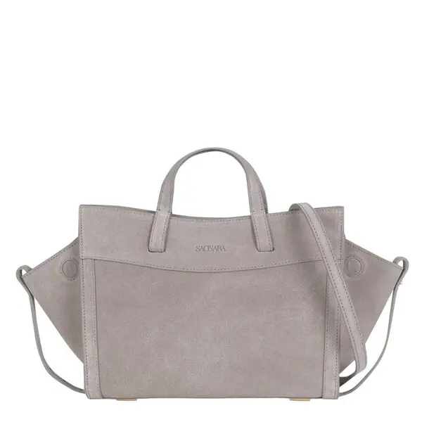 SAONARA BRAND Mini Shopping Gray Suede Limited Edition