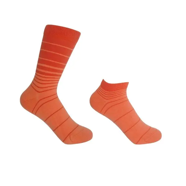PEPER HAROW - MADE IN ENGLAND Peper Harow Retro Stripe Socks Bundle Made In England - Orange