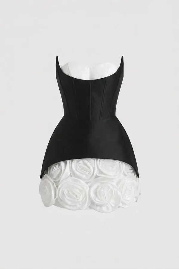TWIN ARCHIVES Afelia Sculptural Mini Dress