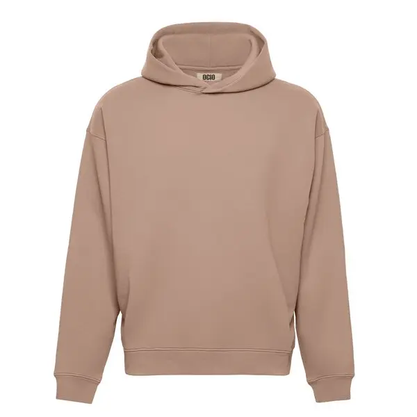OCIO LEISUREWEAR Neutrals / Oversized Hoodie In Fawn - Brown
