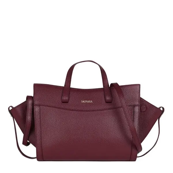 SAONARA BRAND Mini Shopping Berry Leather
