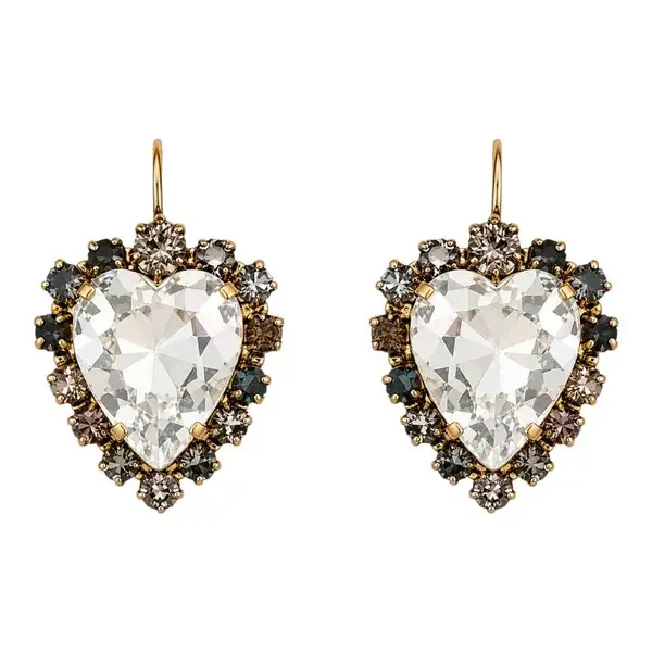 VSTYLE Amore Swarovski Heart Earrings