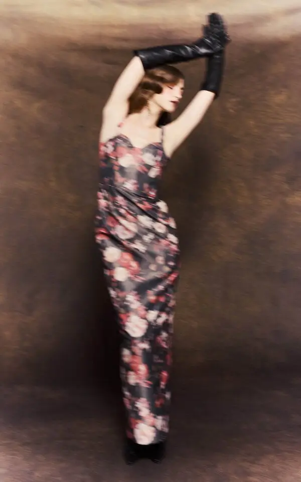 ALEXANDRA PIJUT Allie Dress In Dutch Masters Taffeta