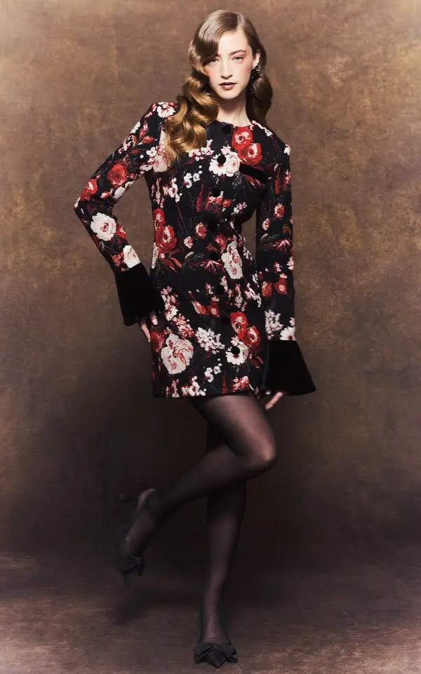 ALEXANDRA PIJUT Primrose Blazer Dress In Dutch Masters Coating