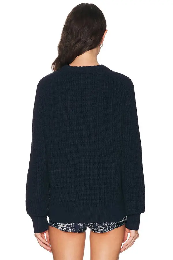 NILI LOTAN Tarik Ribbed Knit Sweater