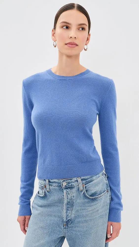 REFORMATION Lian Cashmere Crew Pullover
