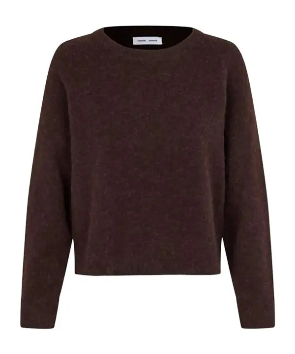 SAMSOE SAMSOE Nor O-n Round-neck Sweater - Black