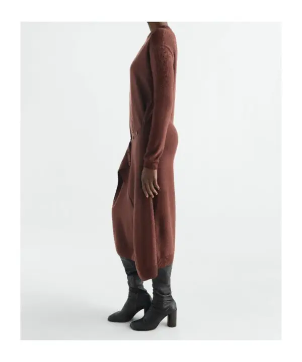 LEMAIRE Merino Wool Blend Buttoned Dress