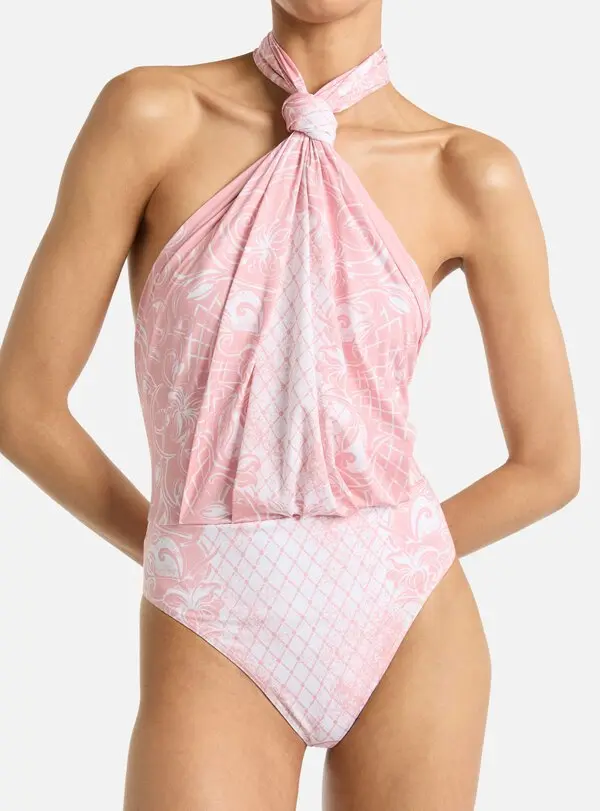 Balmain Printed Lycra Swimsuit
