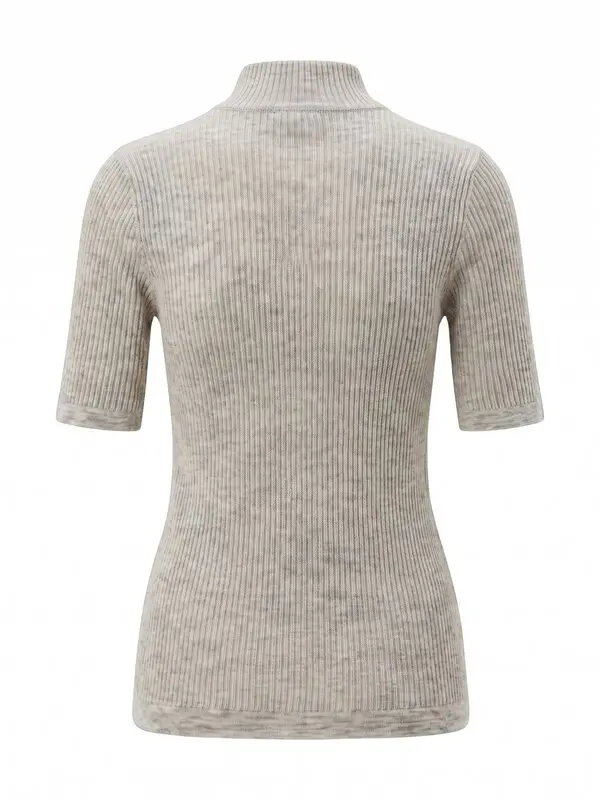 Brunello Cucinelli High-neck Short-sleeved Knitwear