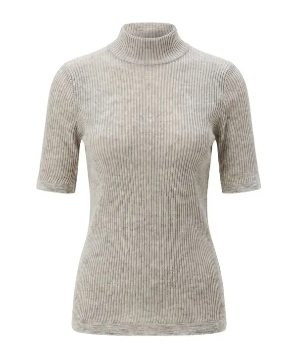 Brunello Cucinelli High-neck Short-sleeved Knitwear - No