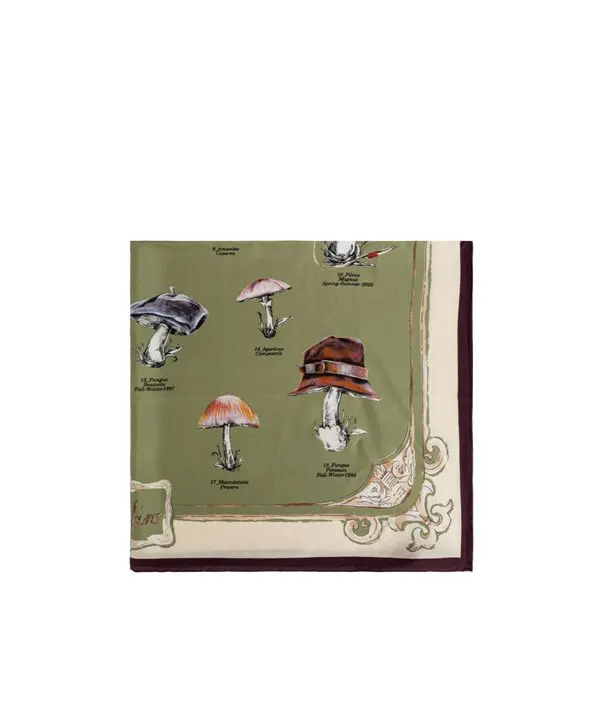 Moschino Patterned Silk Scarf