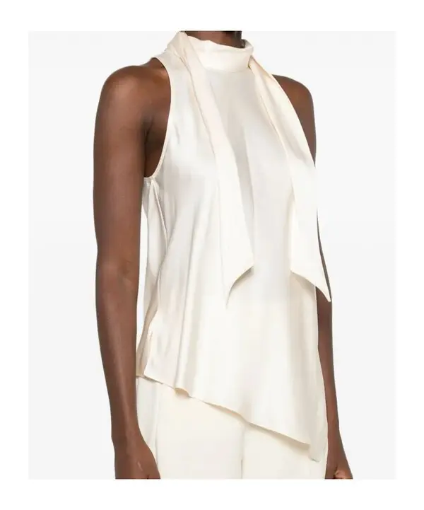 Brunello Cucinelli Asymmetric Halterneck Top