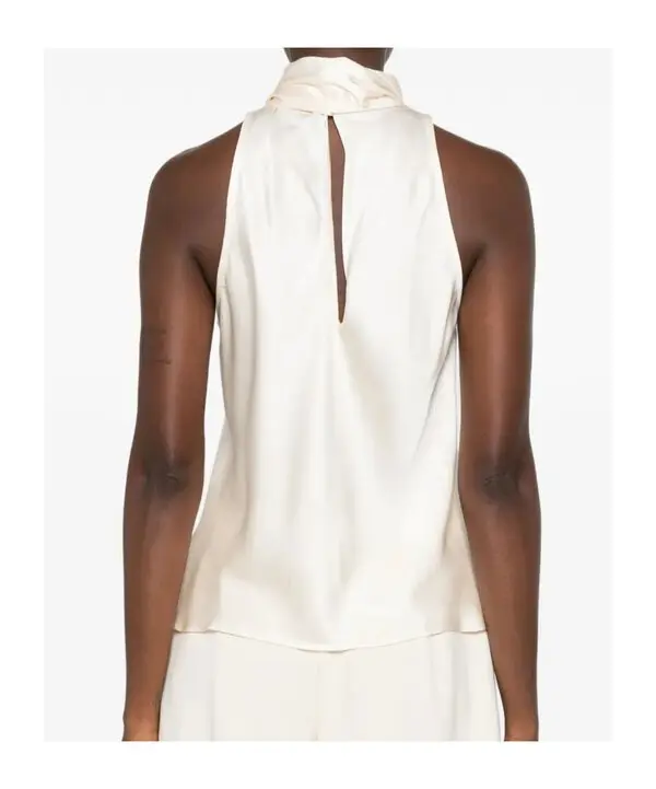 Brunello Cucinelli Asymmetric Halterneck Top