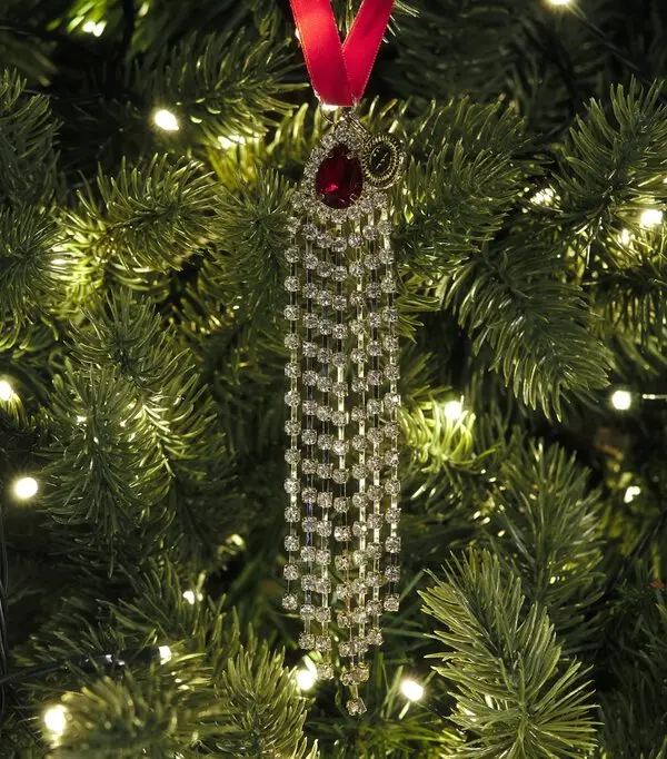 Harrods Crystal Embellished Drop Tree Decoration