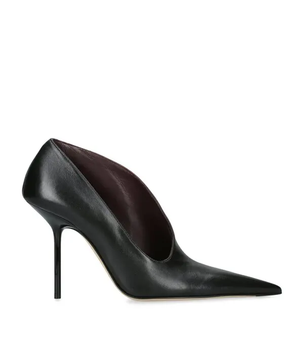 Victoria Beckham Leather Sloane Pumps - Black