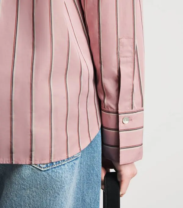 Vince Cotton Stripe Shirt