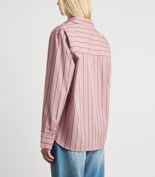 Vince Cotton Stripe Shirt