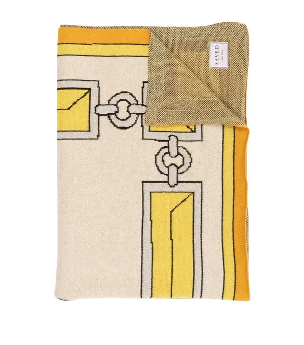 SAVED NY X Damien Nicolas Roux Cashmere Sunburst Throw