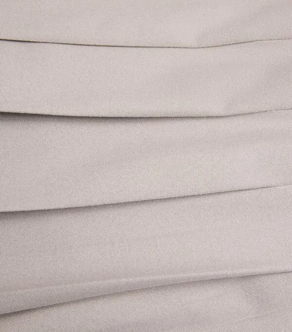 Colombo Cashmere Pleated Maxi Skirt