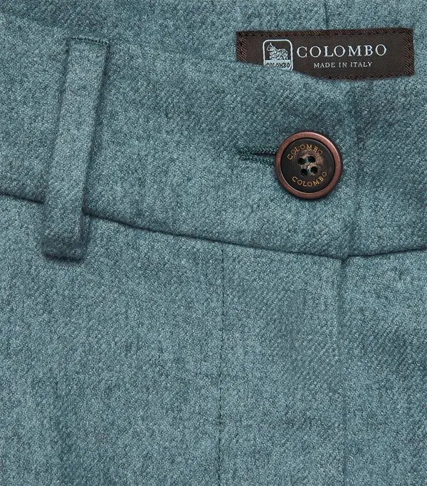 Colombo Silk-cashmere Wide-leg Trousers