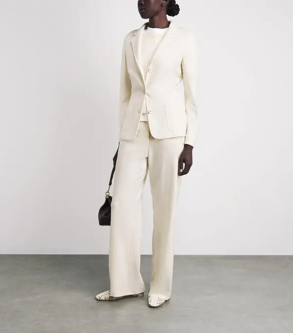 Colombo Cashmere-silk Embellished Blazer