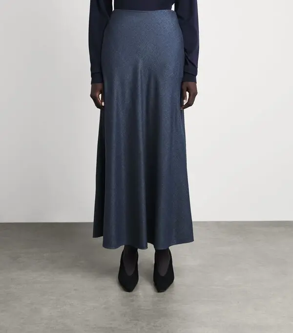 Colombo Cashmere Midi Skirt