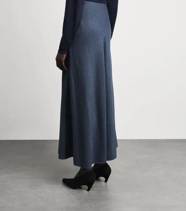 Colombo Cashmere Midi Skirt