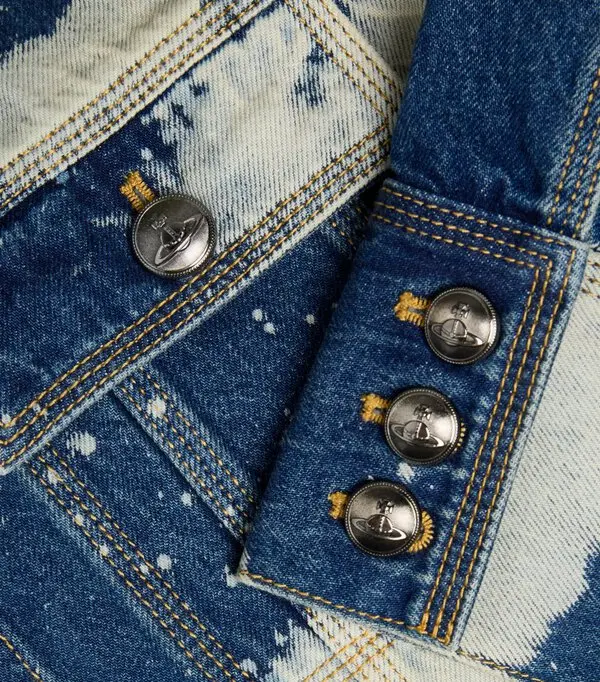 VIVIENNE WESTWOOD Bleached Denim Jacket