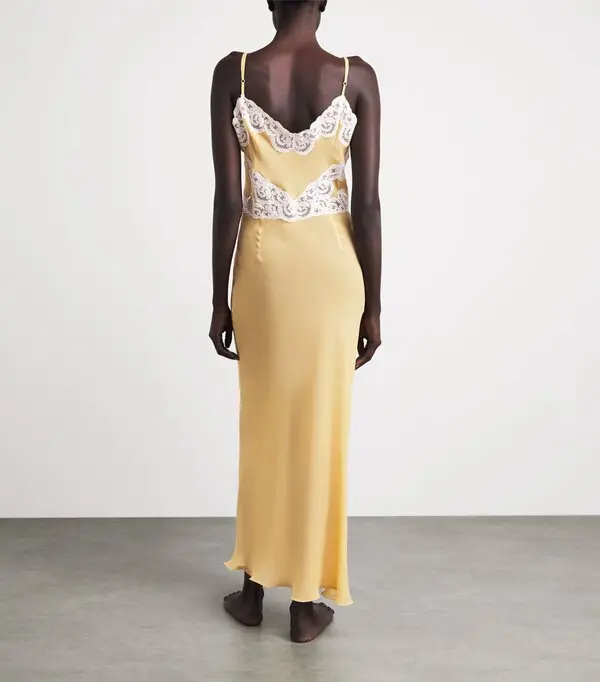 Loretta Caponi Silk Georgette Nightdress