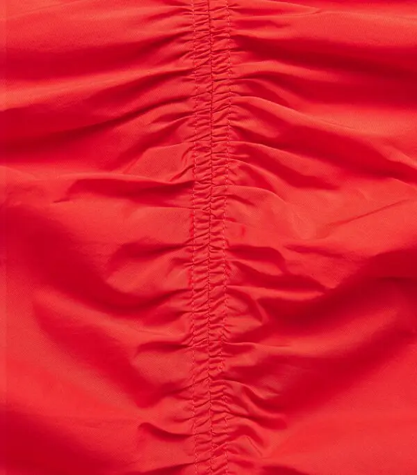 Theory Asymmetric Ruched Midi Dress
