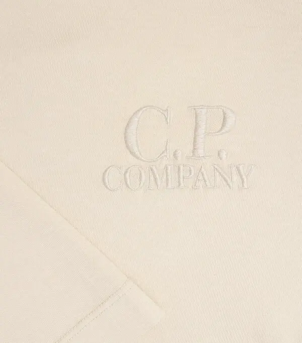 C.P. COMPANY Cotton Embroidered Logo T-shirt