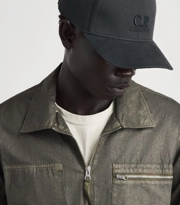 C.P. COMPANY Cotton Logo Baseball Cap