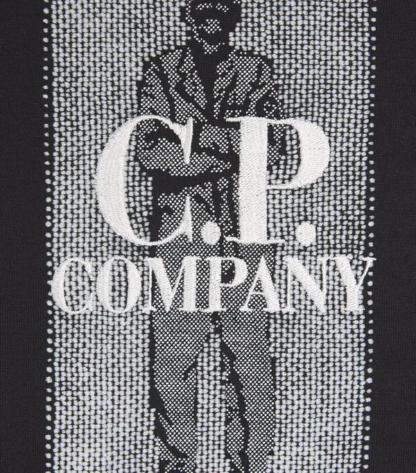 C.P. COMPANY Cotton Embroidered Logo T-shirt