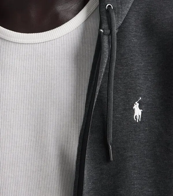 Polo Ralph Lauren Zip-up Hoodie With Embroidered Logo