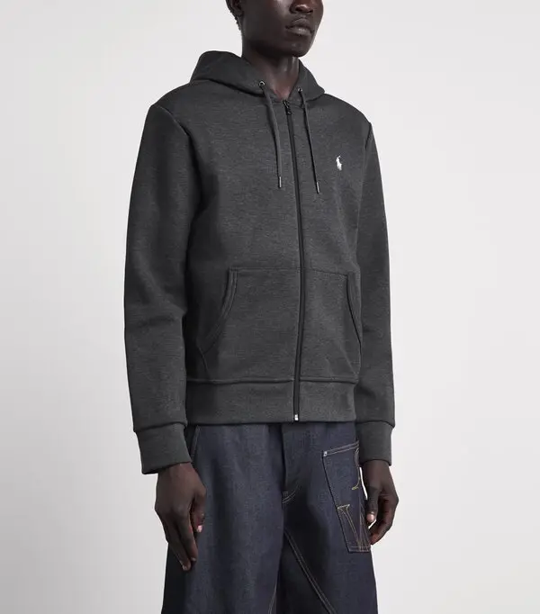 Polo Ralph Lauren Zip-up Hoodie With Embroidered Logo
