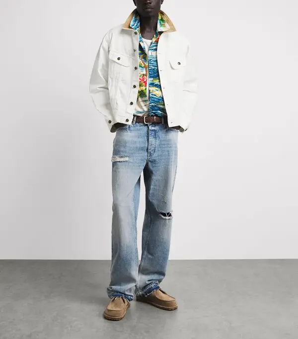 CHERRY LOS ANGELES West Coast" Denim Trucker Jacket