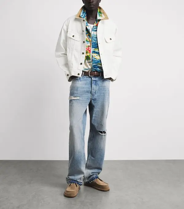 CHERRY LOS ANGELES West Coast" Denim Trucker Jacket