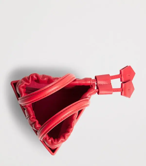 TALEL PARIS Small Leather Triangle Bag