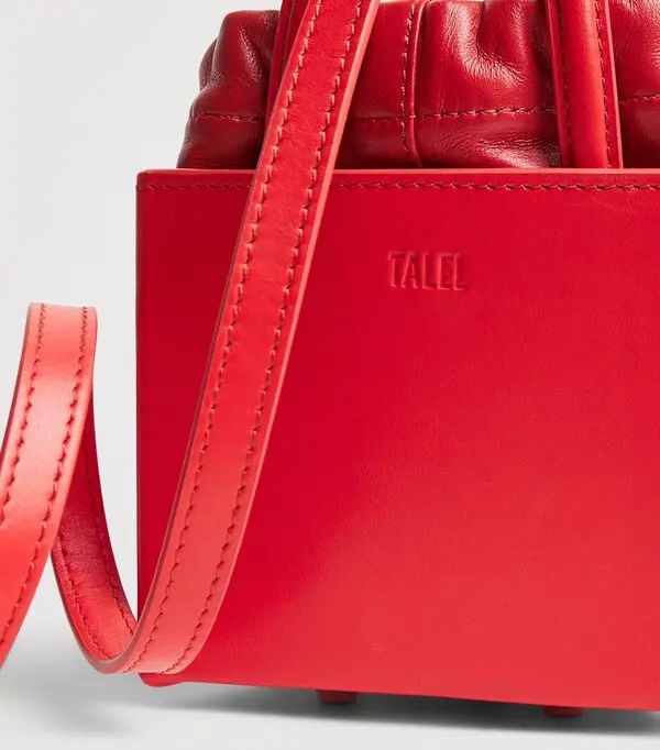 TALEL PARIS Small Leather Triangle Bag