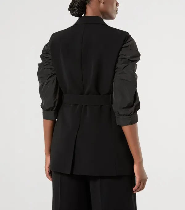 Marina Rinaldi Sleeveless Belted Blazer