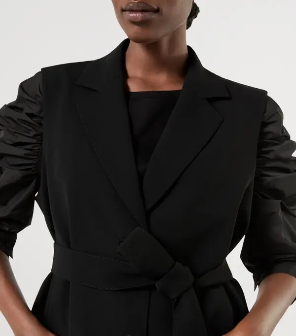 Marina Rinaldi Sleeveless Belted Blazer
