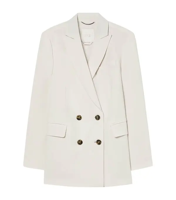 Marina Rinaldi Fox Double-breasted Blazer